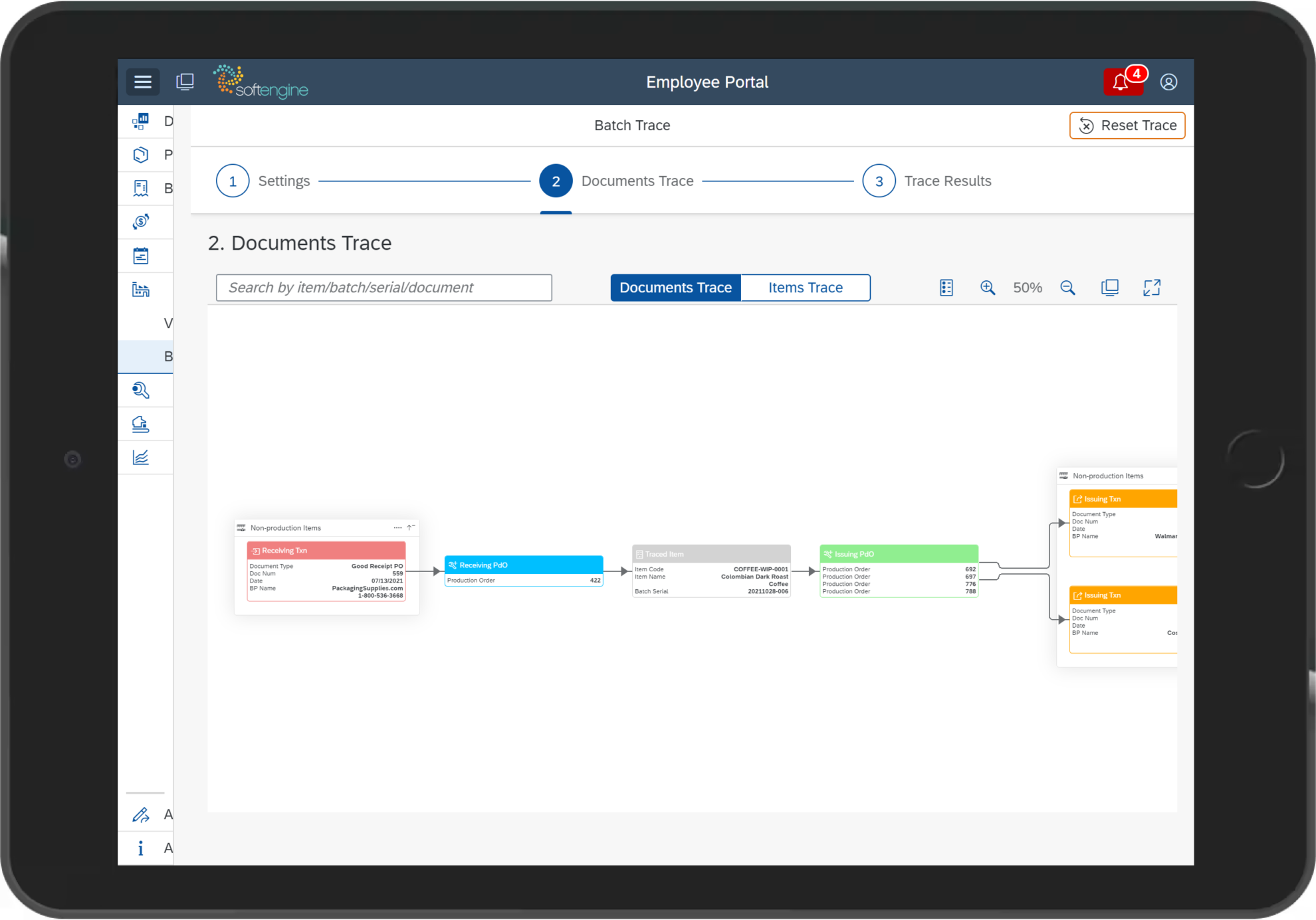 Batch Tracing - Softengine e-Learning