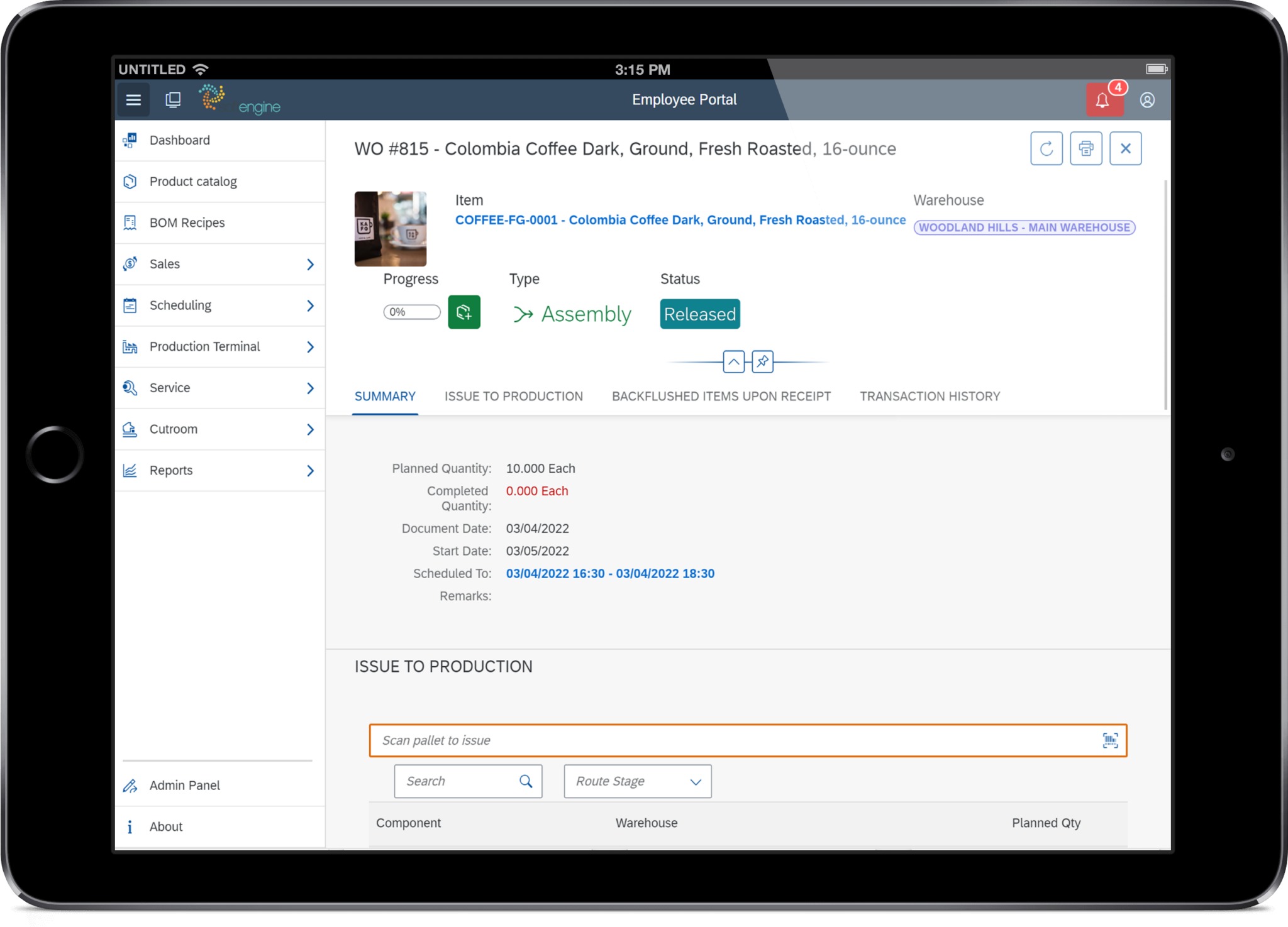 Production Terminal - Softengine e-Learning